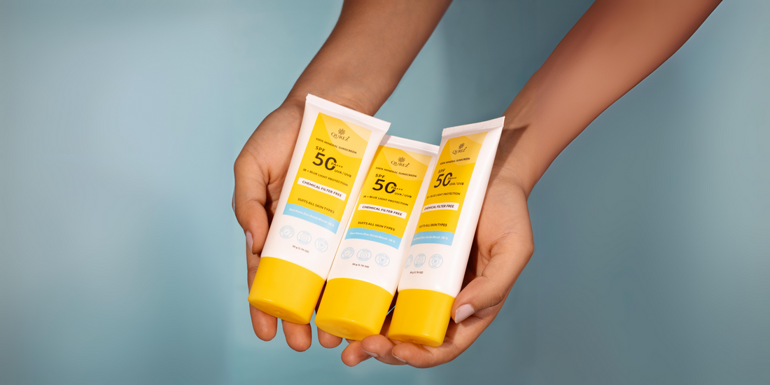 Qurez: Best Mineral & Hybrid Sunscreen | SPF 50, Tinted & Non Tinted